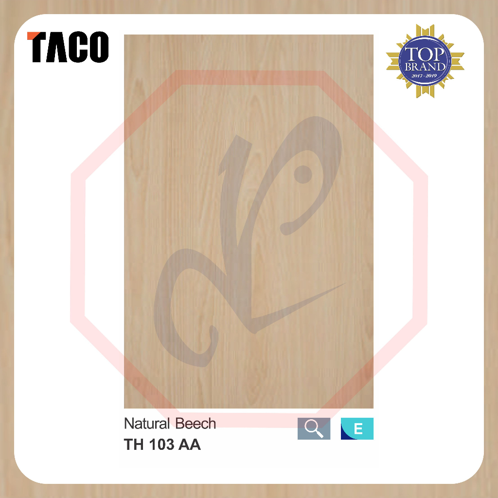 Jual TACO HPL WOODGRAIN SHEET NATURAL BEECH TH 103 AA Pelapis triplek ...