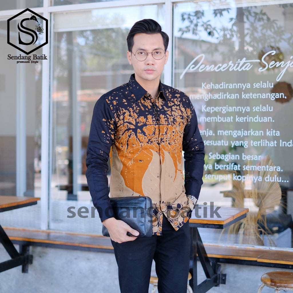 Jual SENDANG BATIK Atasan Batik pria modern slimfit Baju Batik Pria ...