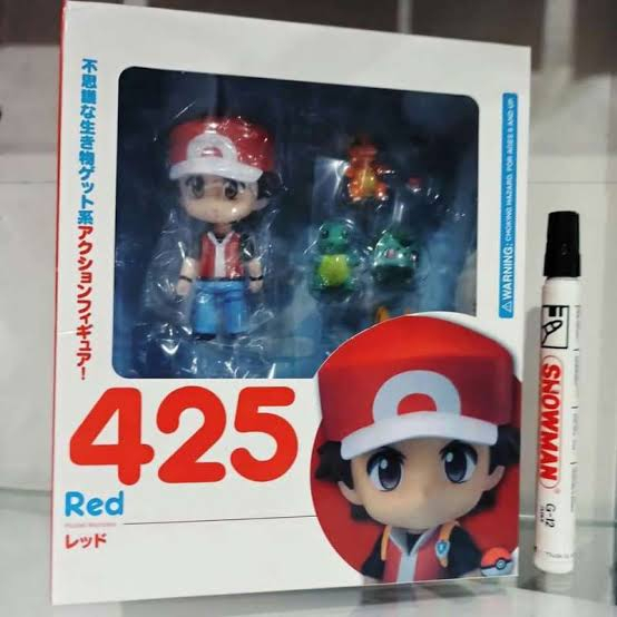 Jual Nendoroid 425 Pokemon Red KW (Bulbasaur, Charmander, Squirtel ...
