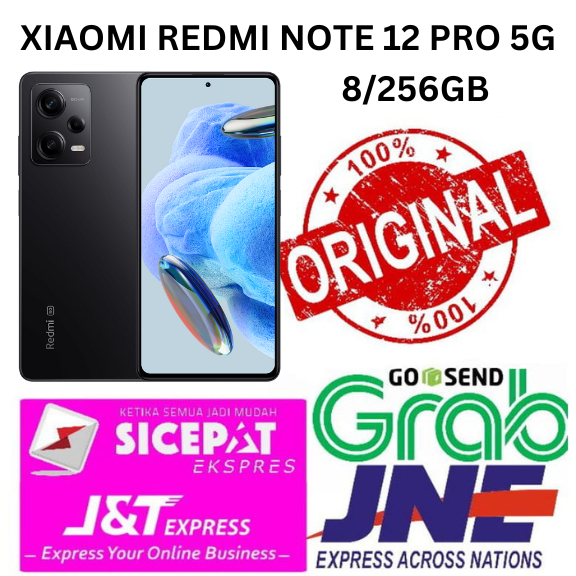 Jual XIAOMI REDMI NOTE 12 PRO 5G 8/256GB (TERBARU 2023) - GARANSI RESMI ...