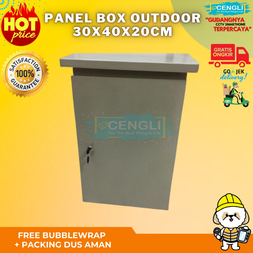 Jual PANEL BOX OUTDOOR 30x40x20 / BESI PENGAMAN DVR CCTV TERMURAH ...