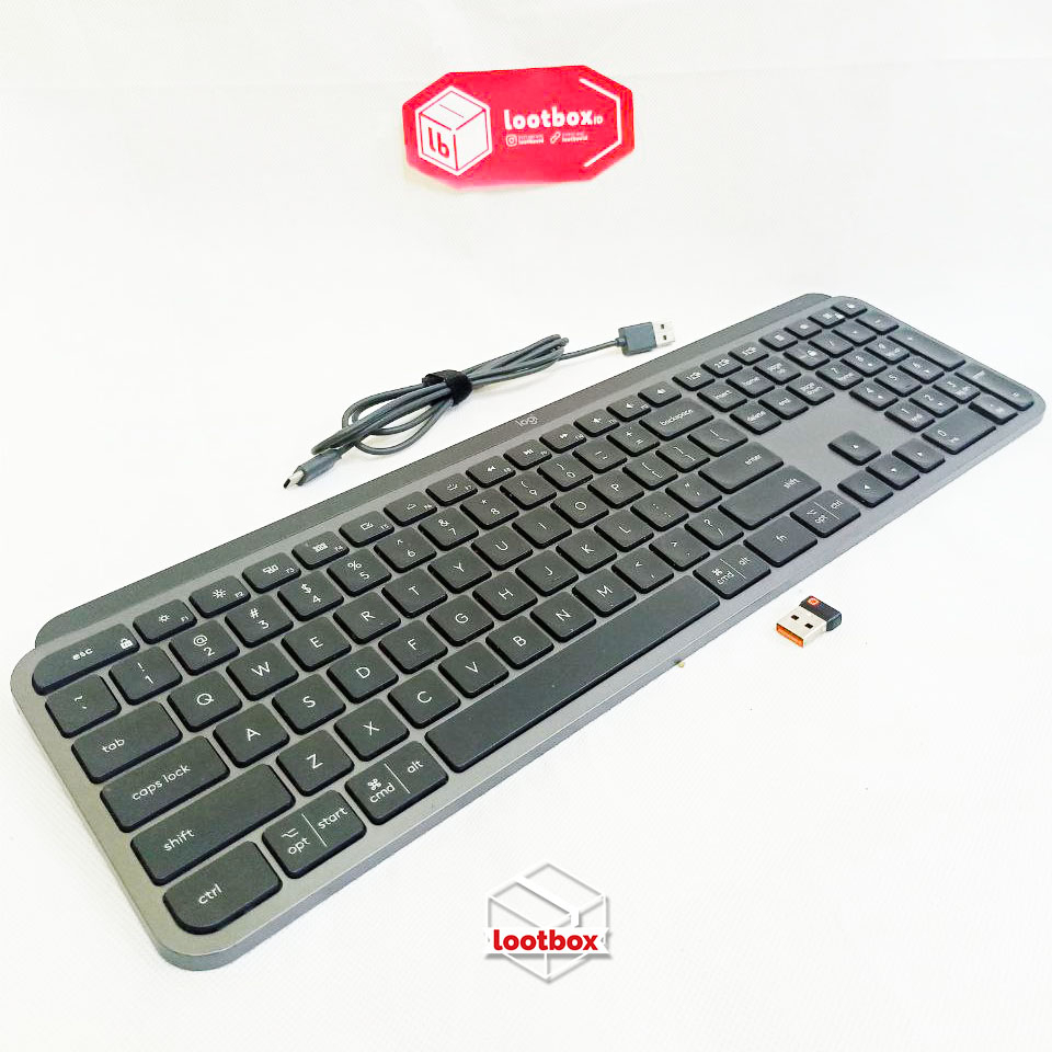 Jual Keyboard Wireless Unifying Logitech MX Keys - SECOND | Shopee ...