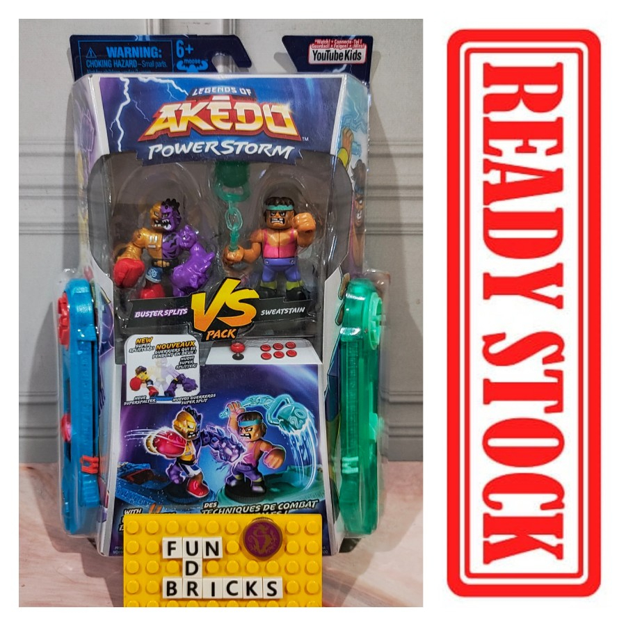 Jual Legends Of Akedo Powerstorm Buster Splits Vs Sweatstain Pack ...