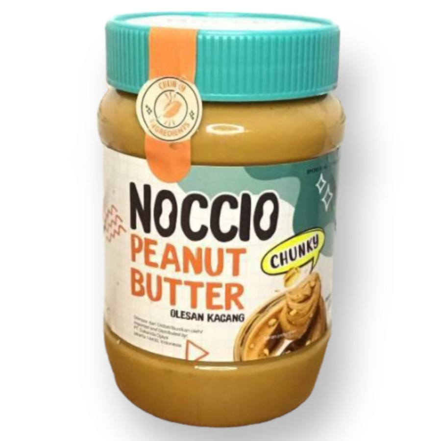 Jual Noccio Peanut Butter Chunky 500gr selai kacang nuccio Creamy 500g ...