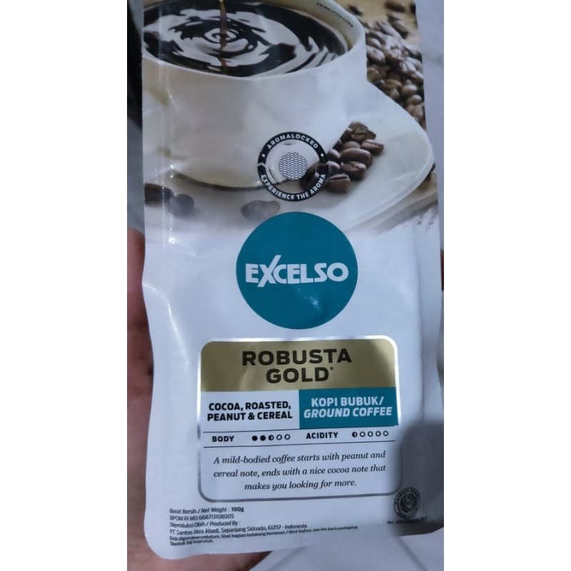 Jual Bubuk Kopi Excelso Robusta Gold (100 g). | Shopee Indonesia