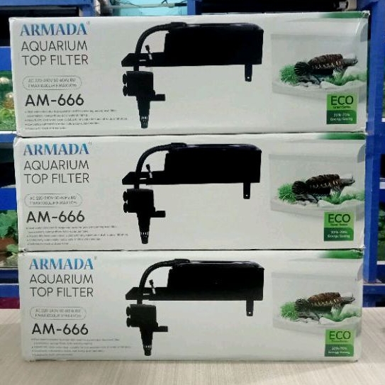 Jual Top filter atas set aquarium aquascape ARMADA AM 666 | Shopee ...