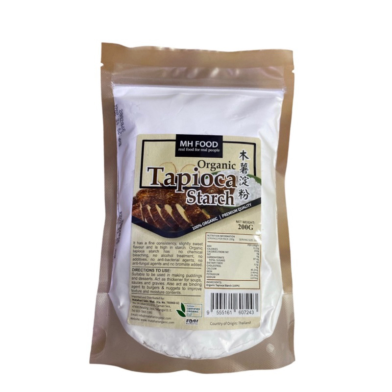 Jual MH Food Organic Tapioca Starch 200g | Shopee Indonesia