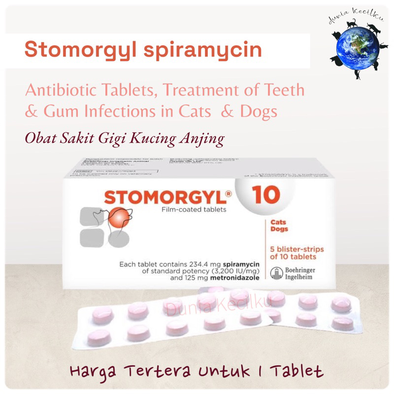 Jual Stomorgyl Obat Sakit Gigi / Infeksi Mulut / Radang Gusi Anjing ...