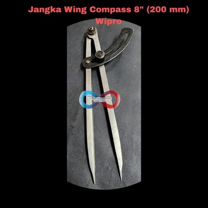 Jual Jangka Wing Compass 8" (200 mm) Wipro | Shopee Indonesia
