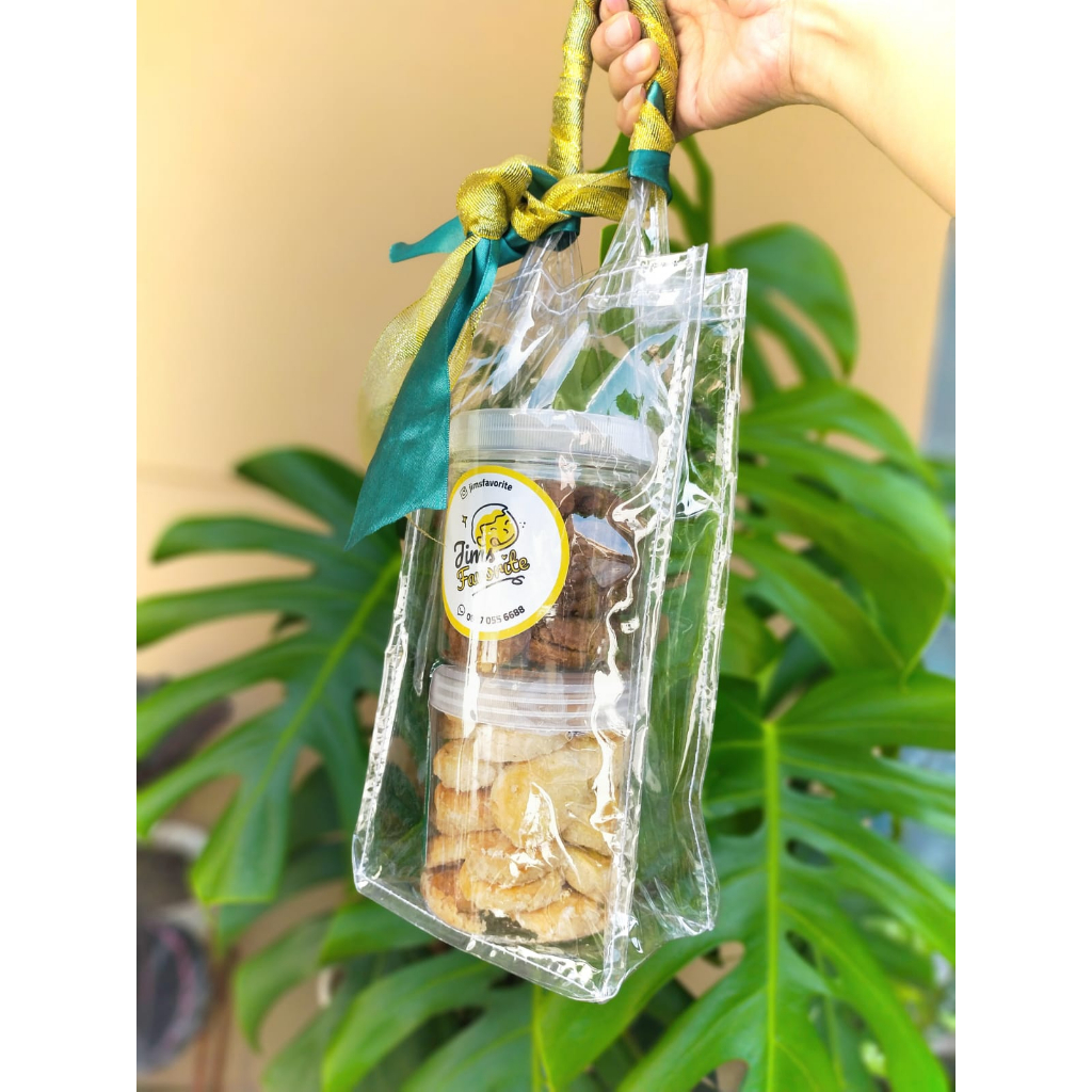 Jual 10x10x20 Tas transparant Goodie bag toples cookies souvernir ...