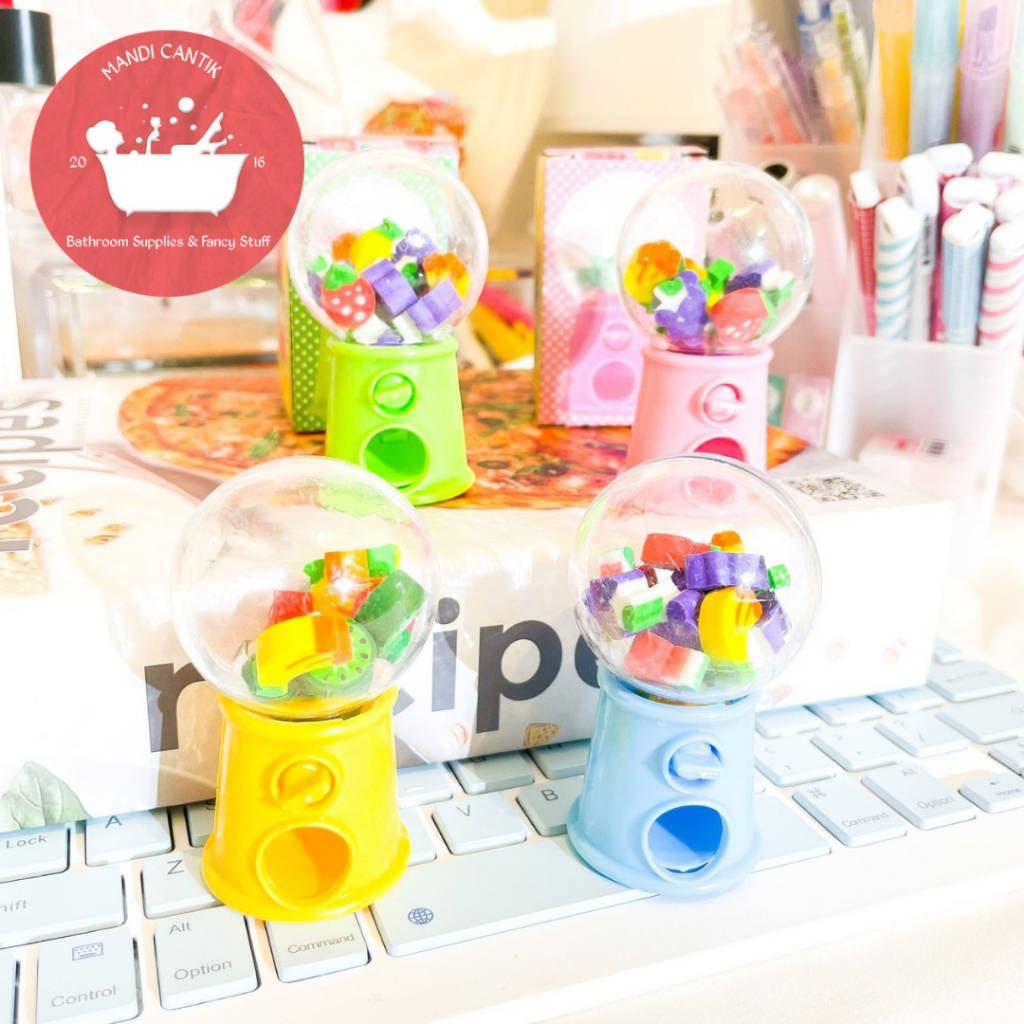 Jual PENGHAPUS DISPENSER PERMEN FREE BOX LUCU IMUT KEKINIAN ERASER COD ...