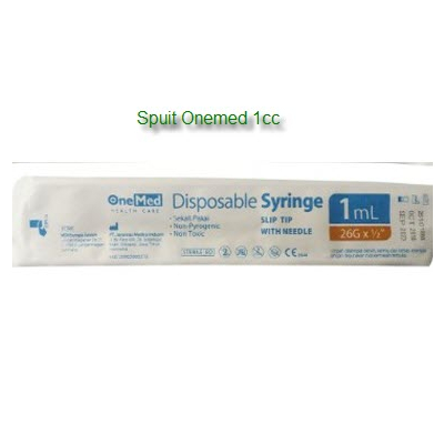 Jual Syringe Spuit Onemed 1cc Disposable syringe 1 cc onemed | Shopee ...