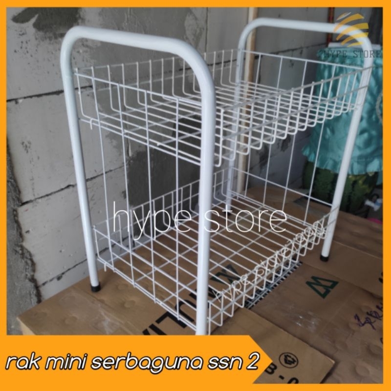 Jual rak ciki serbaguna mini susun 2/rak keranjang jajan/rack susun/rak ...