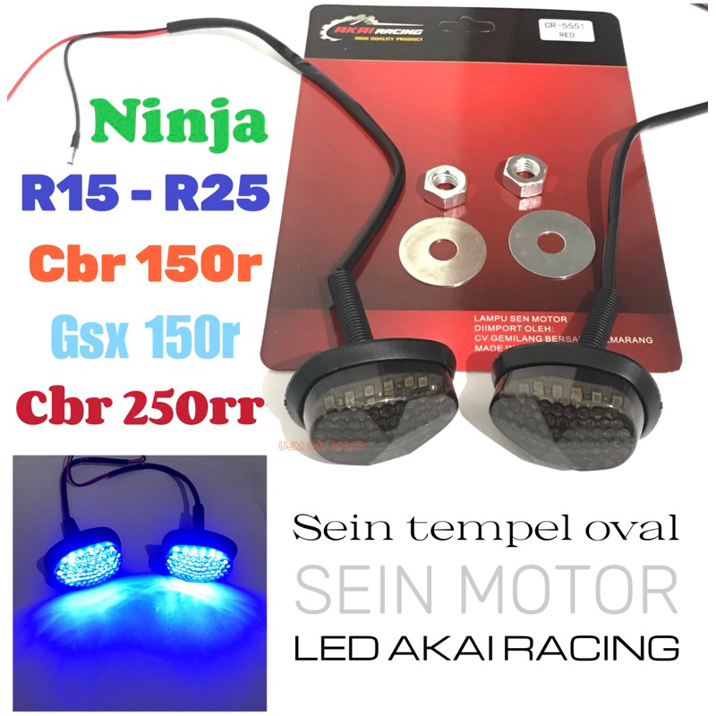 Jual Sein Tempel Lampu Sen Tempel LED Kotak GMA TST Buat R15 V3/Cbr150r/Gsx150/R25/R15 V2 ...