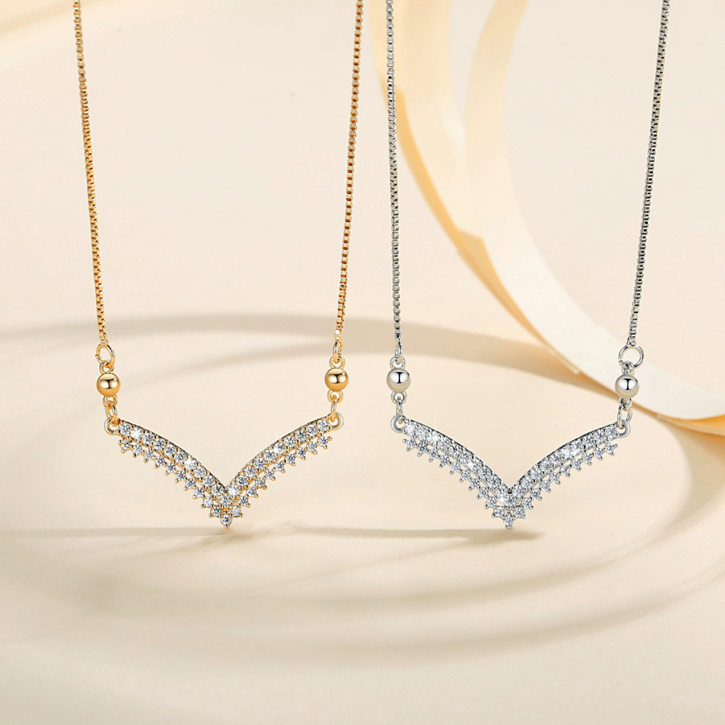 Jual Lanme Jewelry Kalung Fuji Titanium Wanita Anti Karat Lapis Emas Perhiasan Aksesoris Fashion ...