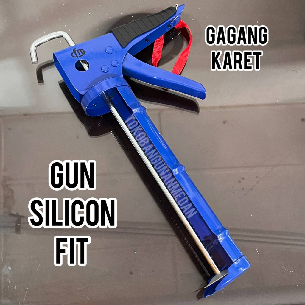 Jual GUN SILICON BIRU FIT GAGANG KARET / ALAT TEMBAK SILIKON KACA ...