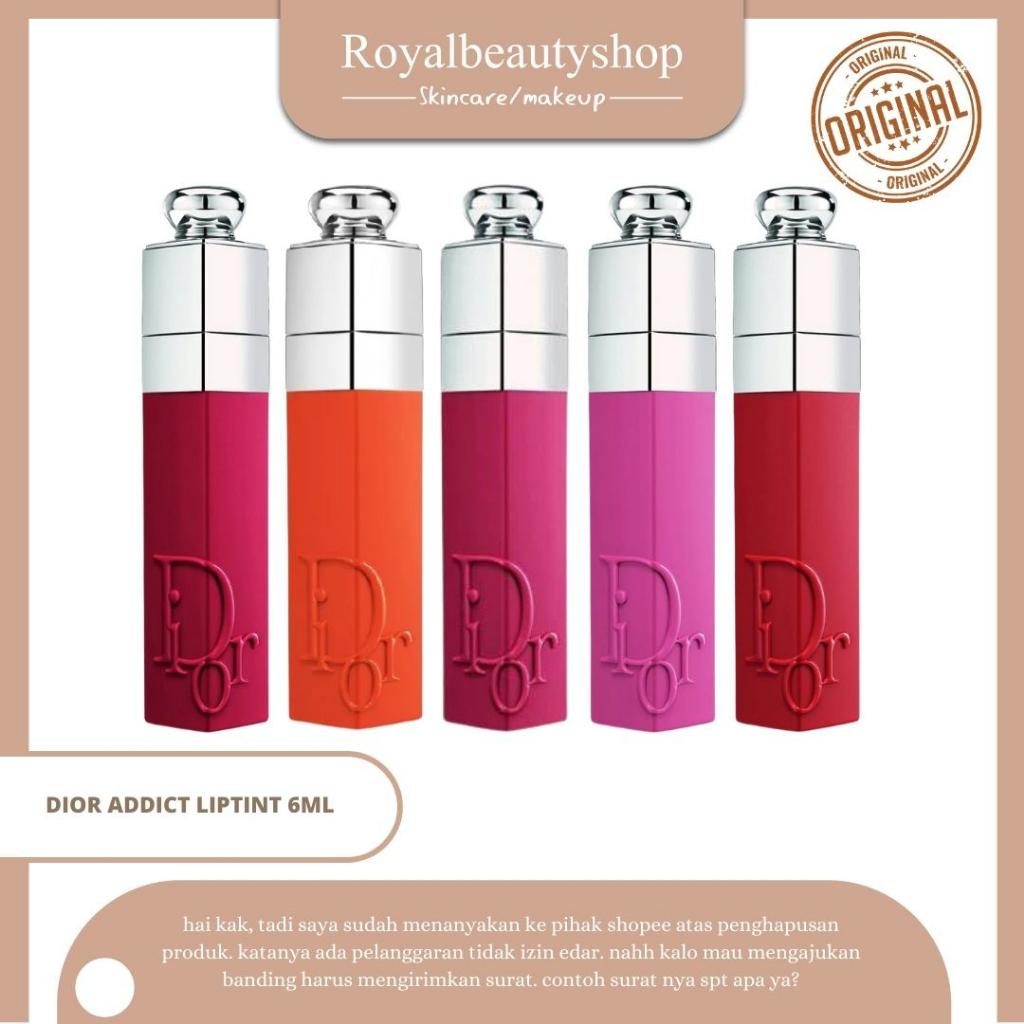 Jual DIOR AD*ICT LIPTINT NEW FORMULA - 6 ML | Shopee Indonesia