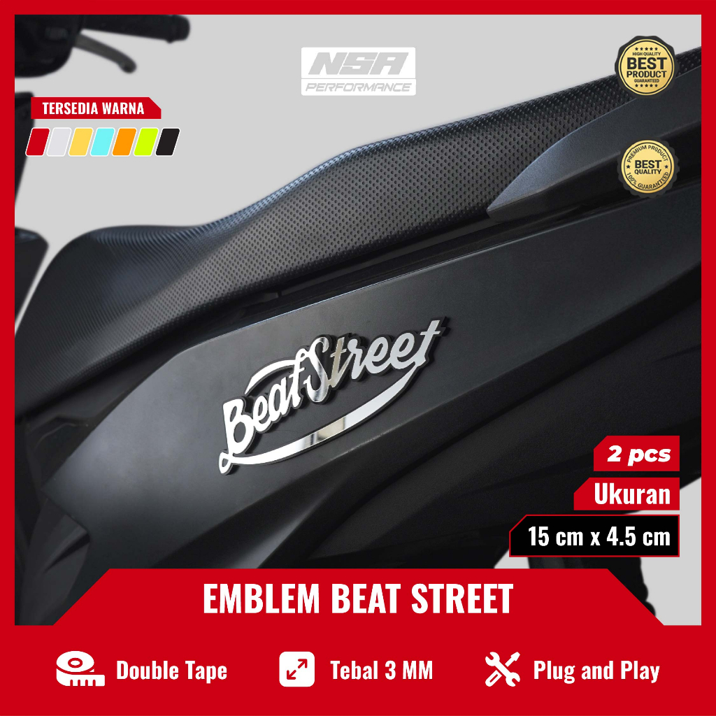 Jual NSA 2PCS EMBLEM BEAT STREET STIKER BEAT STREET EMBLEM MOTOR ... Jual NSA 2PCS EMBLEM BEAT STREET STIKER BEAT STREET EMBLEM MOTOR ...