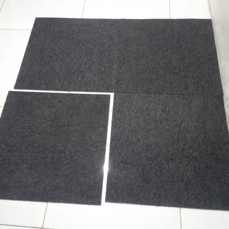 Jual KARPET TILE HITAM PREMIUM 50X50 ORIGINAL | Shopee Indonesia