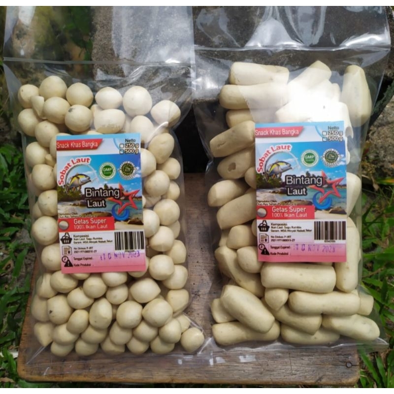 Jual GETAS BINTANG LAUT 200GRAM KHAS BANGKA KERUPUK GETAS IKAN BANGKA ...