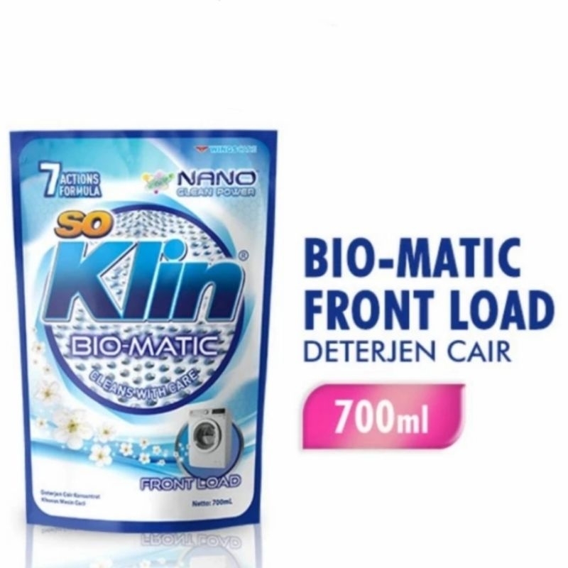 Jual So Klin Bio Matic Front Load 700ml | Shopee Indonesia