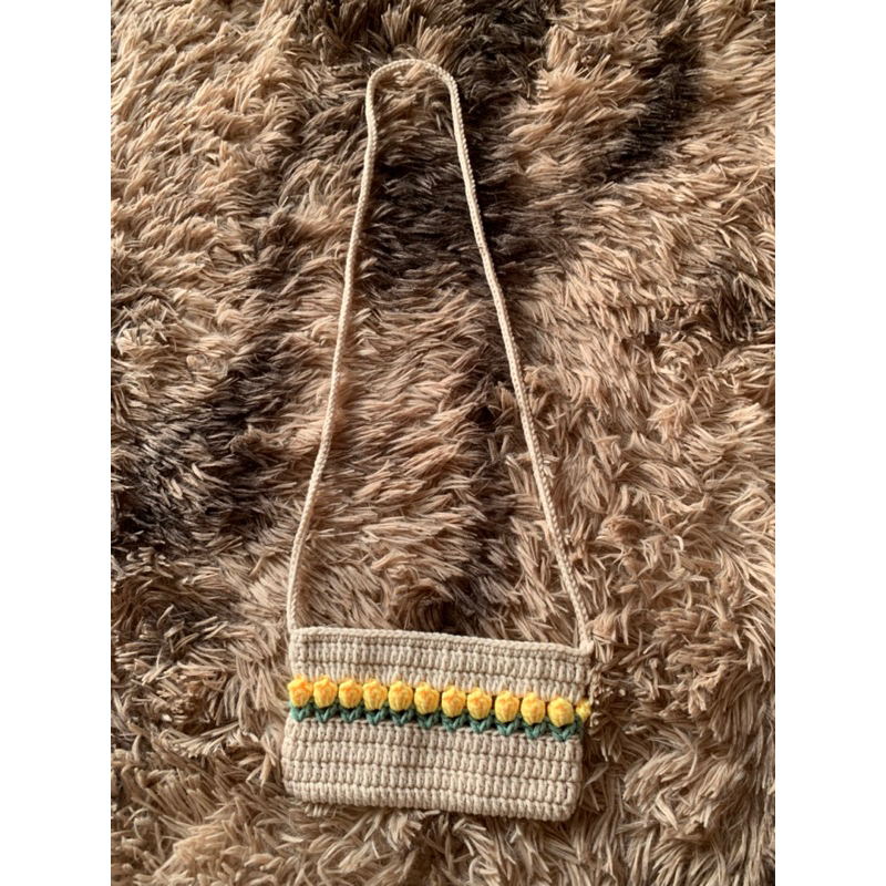 Jual tas handphone rajut (crochet phone holder bag) | Shopee Indonesia