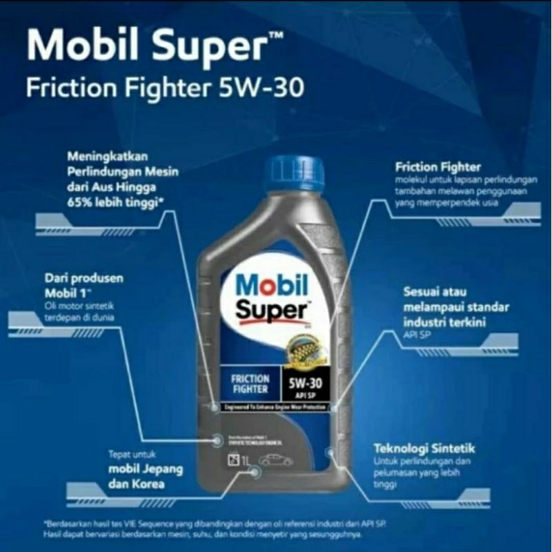 Jual Oli Mobil Super Friction Fighter 5W30 / 5W-30 / 5-W30 Api SP (1L/1 L) | Shopee Indonesia