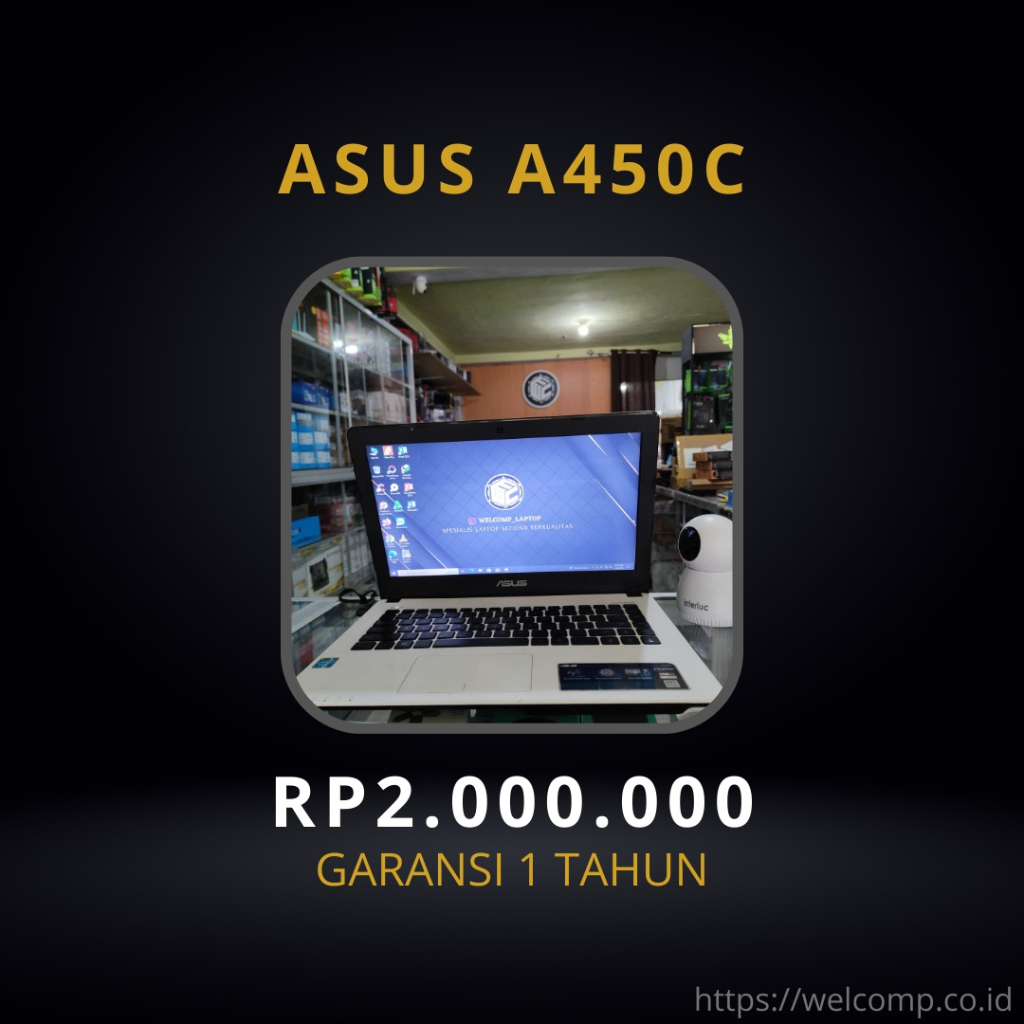 Jual Laptop 2ND Asus A450C Second Bergaransi 1 Tahun | Shopee Indonesia