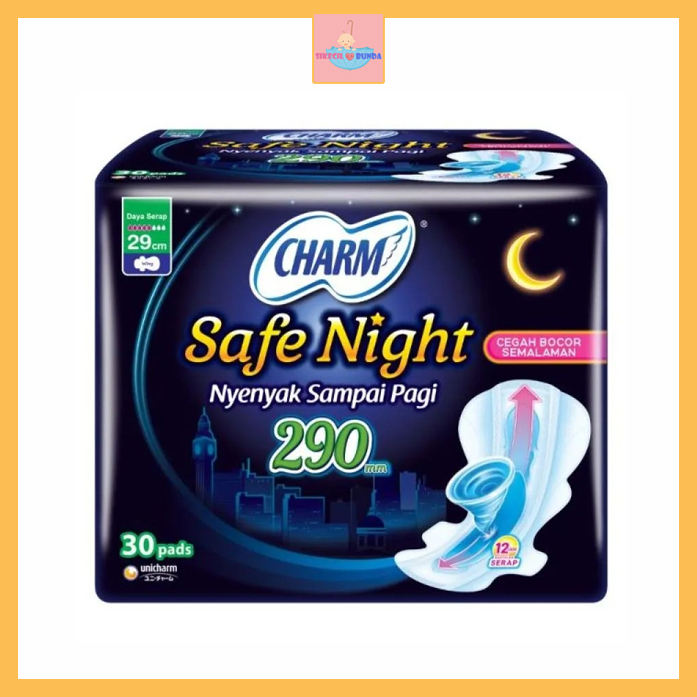 Jual CHARM SAFE NIGHT 29cm (30 pcs) | Shopee Indonesia