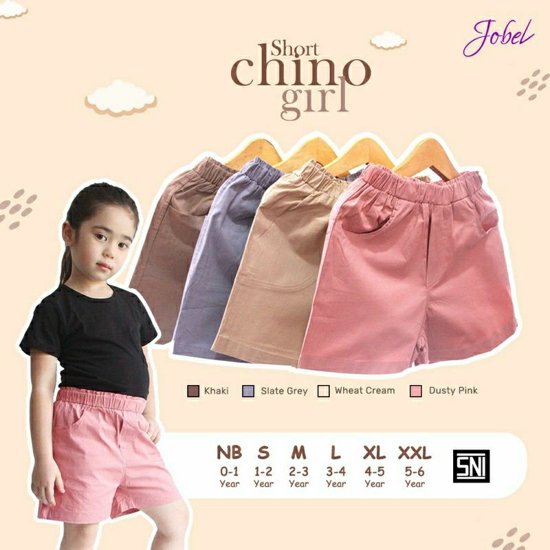 Jual Jobel - Short Chino Girl Edition | Shopee Indonesia