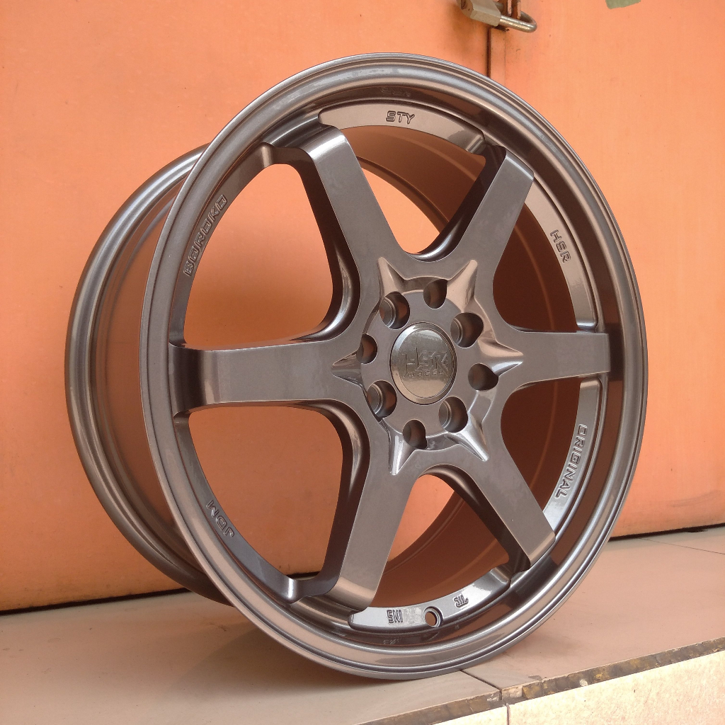 Jual VELG MOBIL RING 17 TERBARU STY JT238 HSR R17/75 H8X100-114,3 ET45 GLOSSY GREY COCOK AVANZA ...