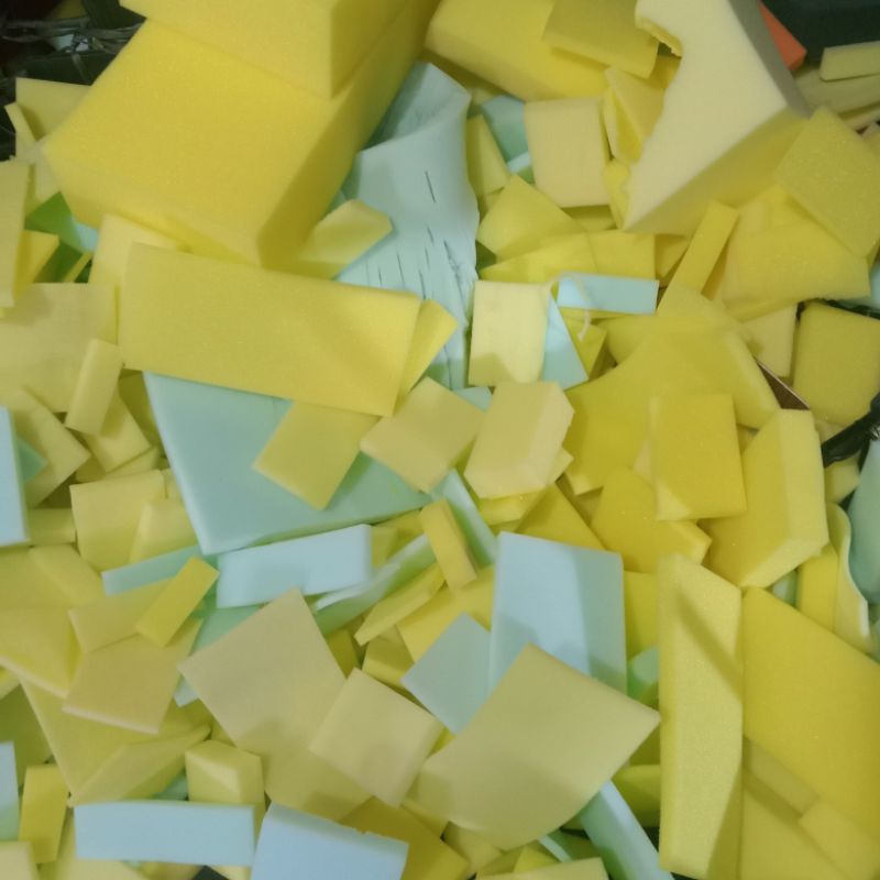 Jual spon busa potongan serbaguna untuk isian bantal cuci motor dan ...