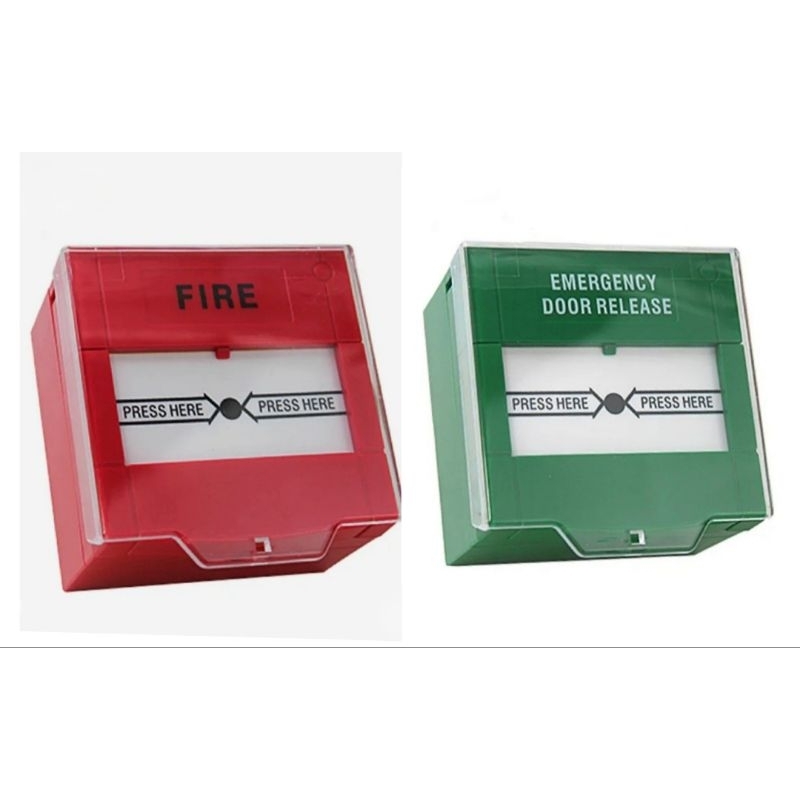 Jual Resettable Emergency Breakglass Resettable Break Glass With Cover ...