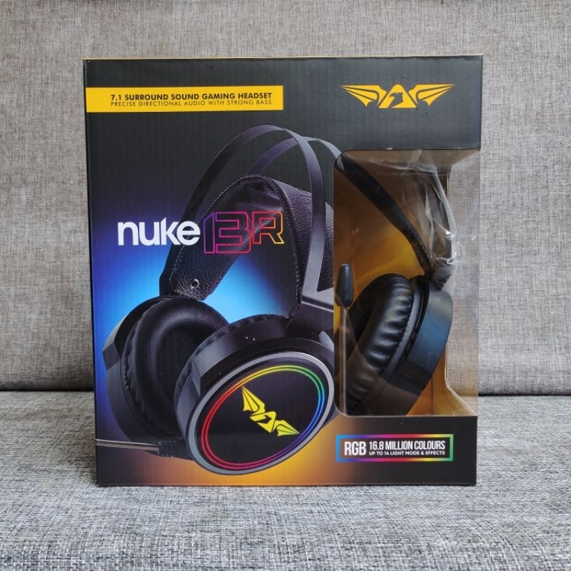 Jual Armaggeddon Nuke 13R Surround 7.1 Gaming Headset Original Garansi ...