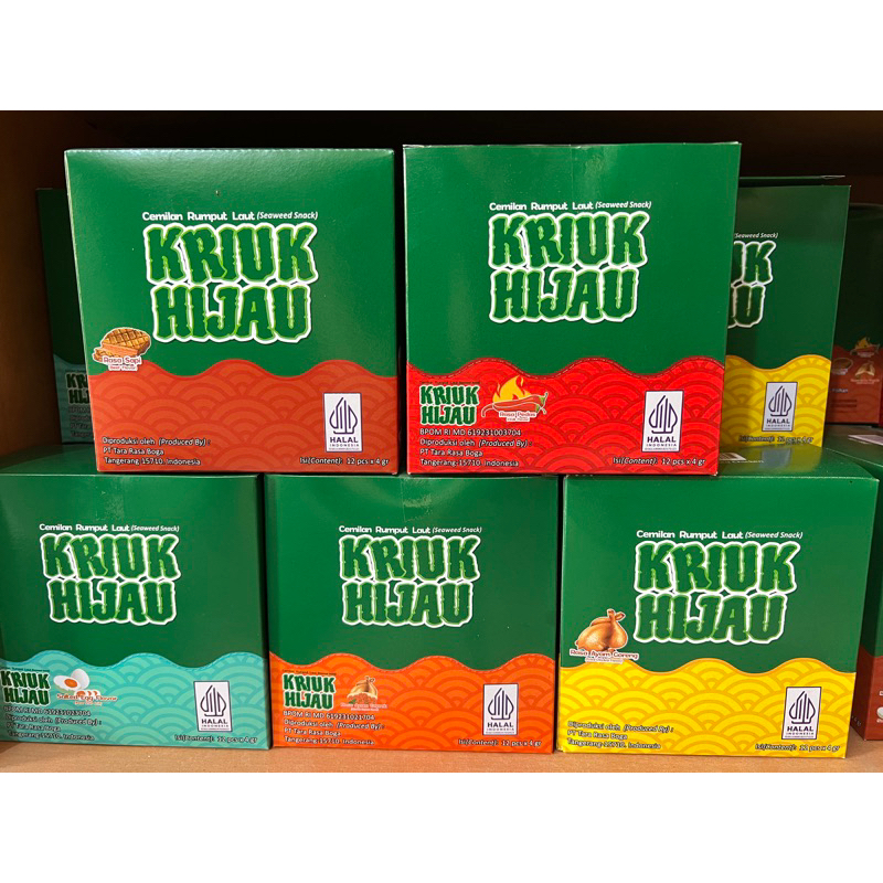 Jual Kriuk Hijau Box - 12 Pcs | Shopee Indonesia