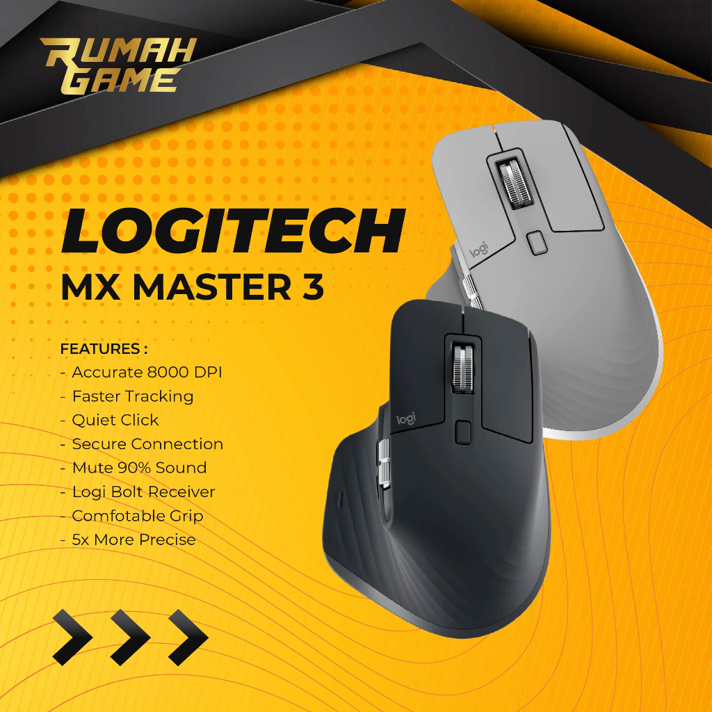 Jual MOUSE LOGITECH MX MASTER 3S DUAL DEVICE SUPPORT BLEUTOOTH | Shopee ...