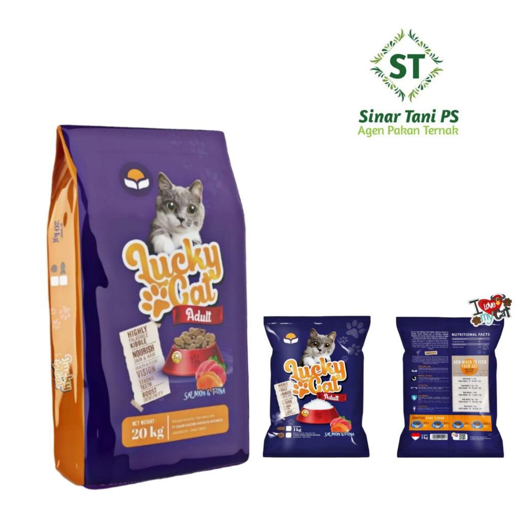 Jual Lucky Cat 800gr Makanan Pakan Kucing / Dry Cat Food | Shopee Indonesia