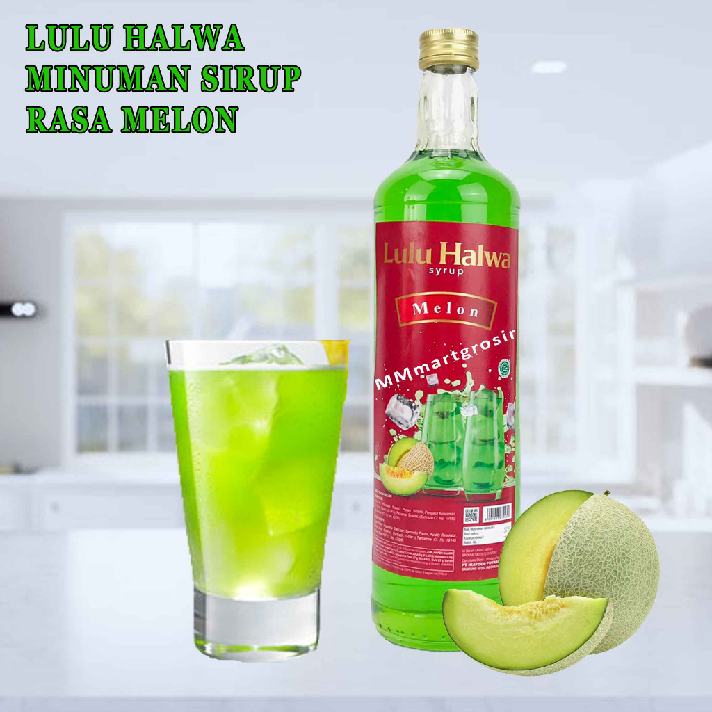 Jual Lulu Halwa/ Minuman Sirup/ Sirup Rasa Melon/ 650ml | Shopee Indonesia