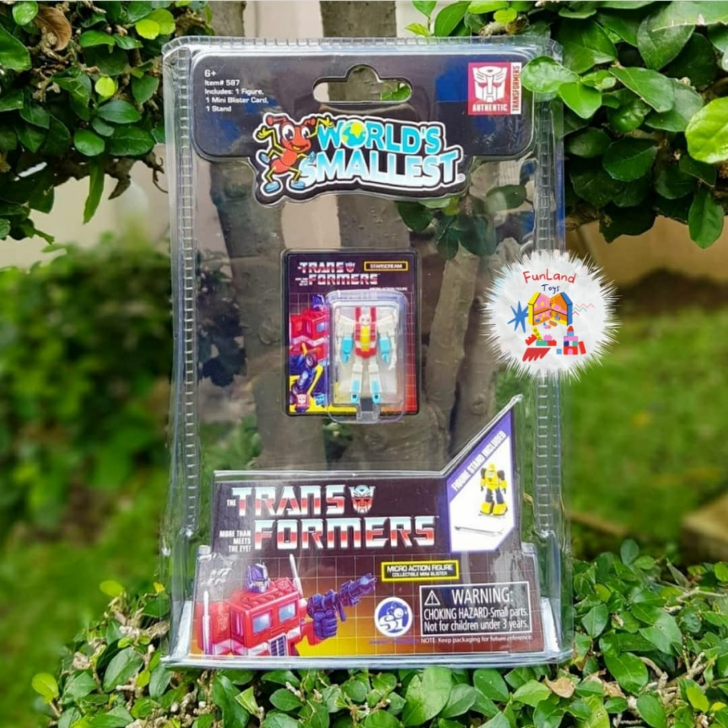 Jual World Smallest Transformers Micro Action Figures - Starscream ...
