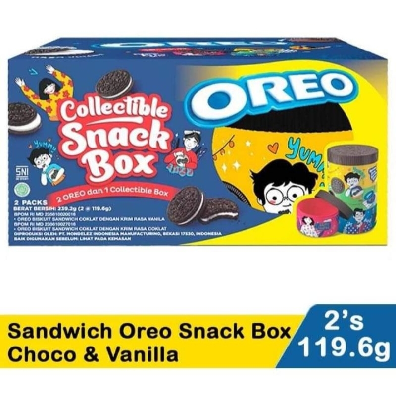 Jual oreo snack box 2x119,6gr | Shopee Indonesia