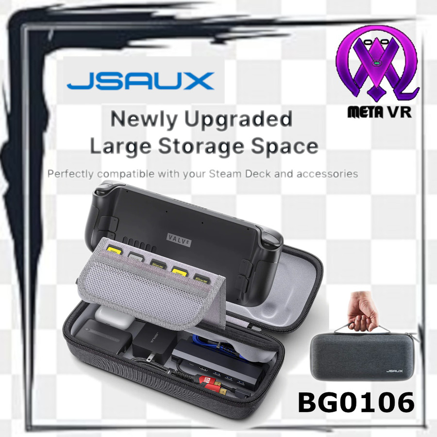Jual JSAUX Upgraded Carrying Case for Steam Deck and Aksesoris BG0106 ...
