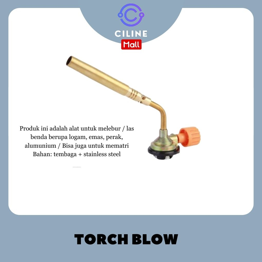 Jual KEPALA LAS GAS TORCH PORTABLE BLENDER LOW TORCH / GAS TORCH MANUAL ...