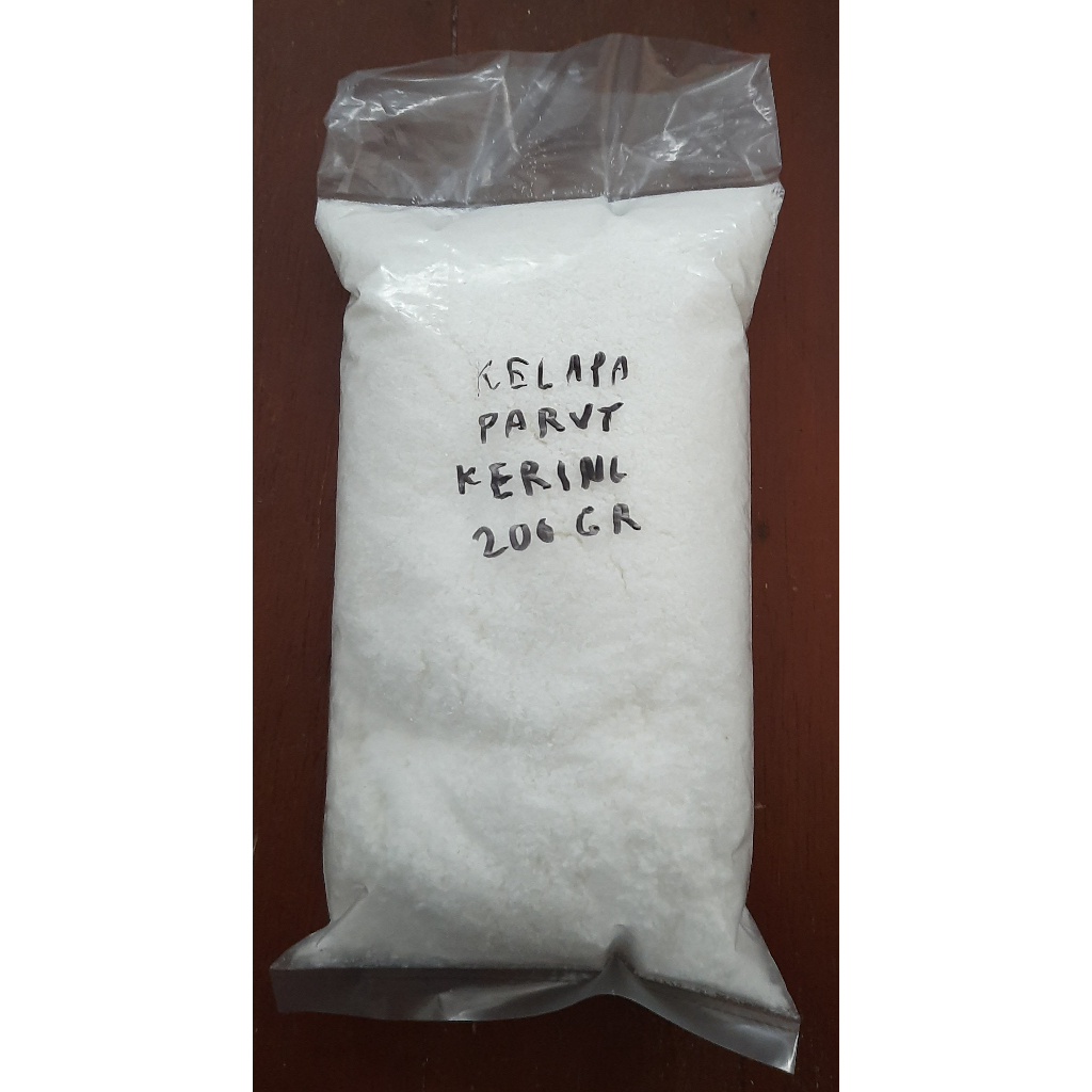 Jual kelapa parut kering desiccated coconut 200 gram repack | Shopee ...