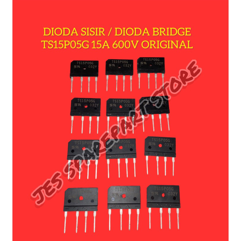 Jual DIODA SISIR / DIODA BRIDGE TS15P05G 15A 600V ORIGINAL | Shopee ...