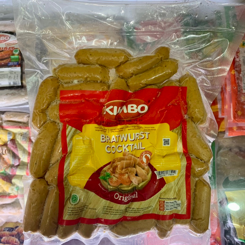 Jual Kimbo Bratwurst Cocktail 450gr [sosis ayam] | Shopee Indonesia