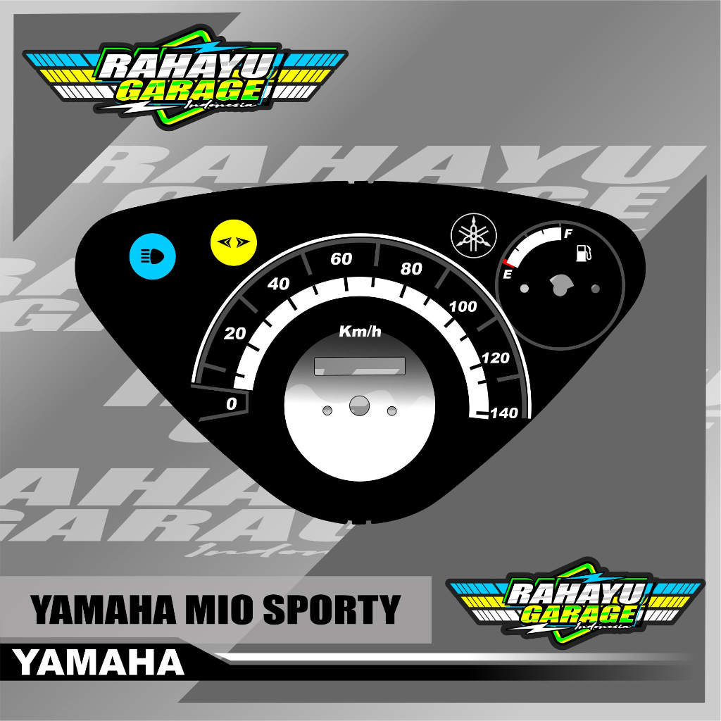 Jual papan speedometer custom mio sporty panel spido meter mio sporty ...