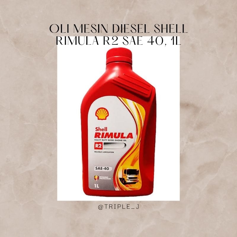 Jual Oli Mesin Diesel Shell Rimula R2 SAE-40 1 Liter - Original Scan ...