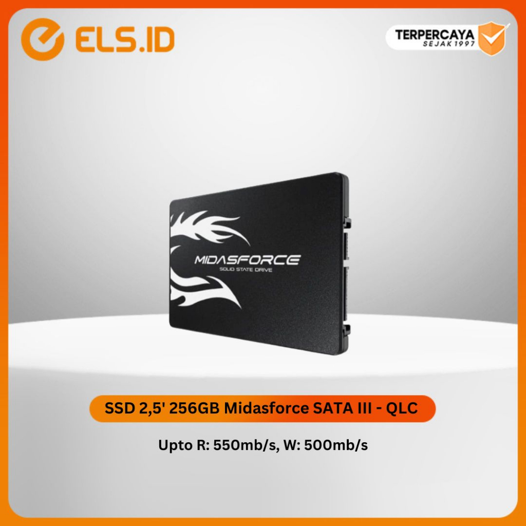 Jual SSD 2,5' 256GB Midasforce SATA III - QLC | Shopee Indonesia