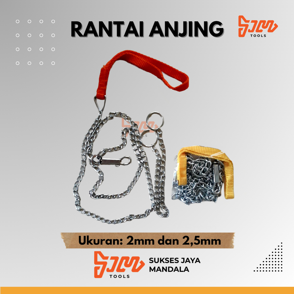 Jual Rantai Anjing / Rantai Hewan 2 mm dan 2,5 mm Stainless | Shopee ...