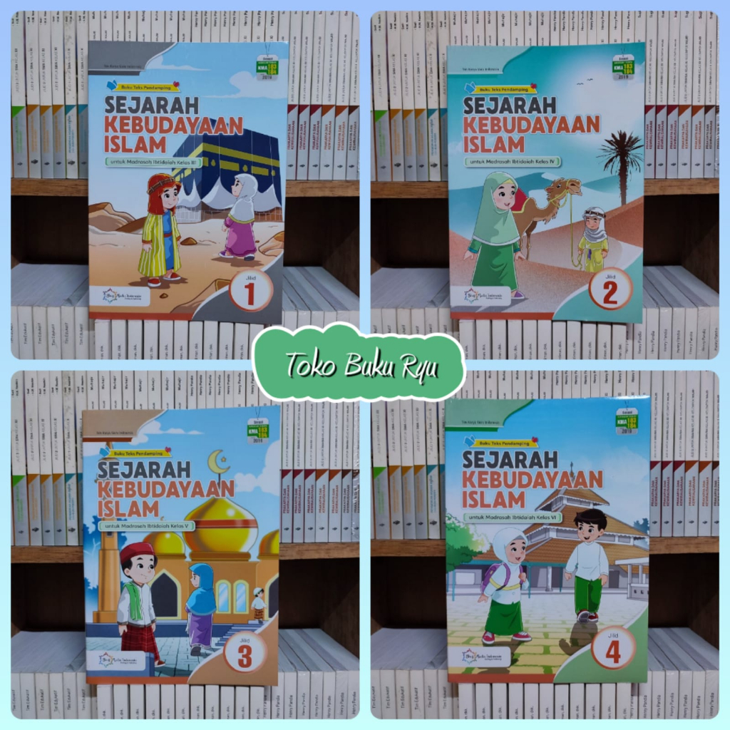 Jual Sejarah Kebudayaan Islam Kelas 3 4 5 6 MI KMA 183/184 Pustaka Mulia | Shopee Indonesia